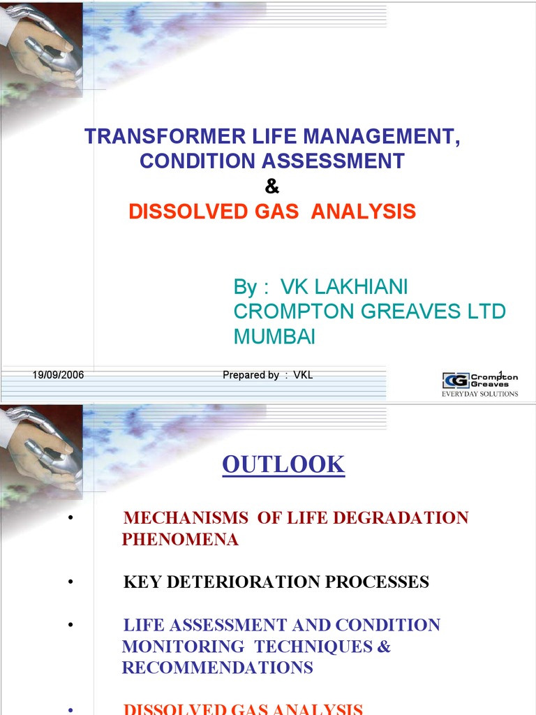 Transformer Life Management Condition Assessment and Dissolved Gas ...