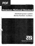 STD - C37.2 - 1991 - IEEE Standard Electrical Power System Device Function Numbers | PDF | Relay ...