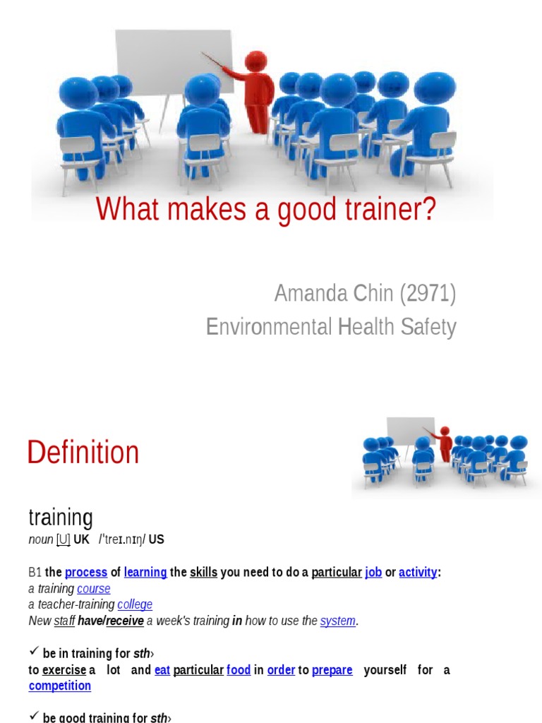 What Makes A Good Trainer | PDF | Understanding | Patience