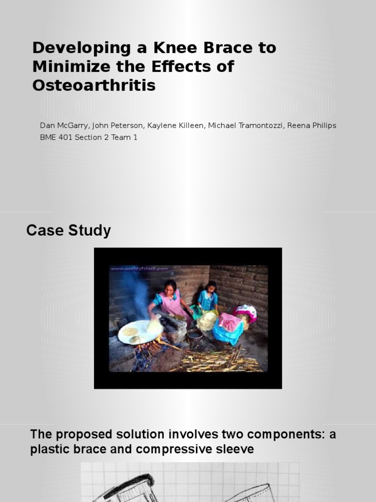 Knee Brace Design for Osteoarthritis Relief | PDF | Technology ...