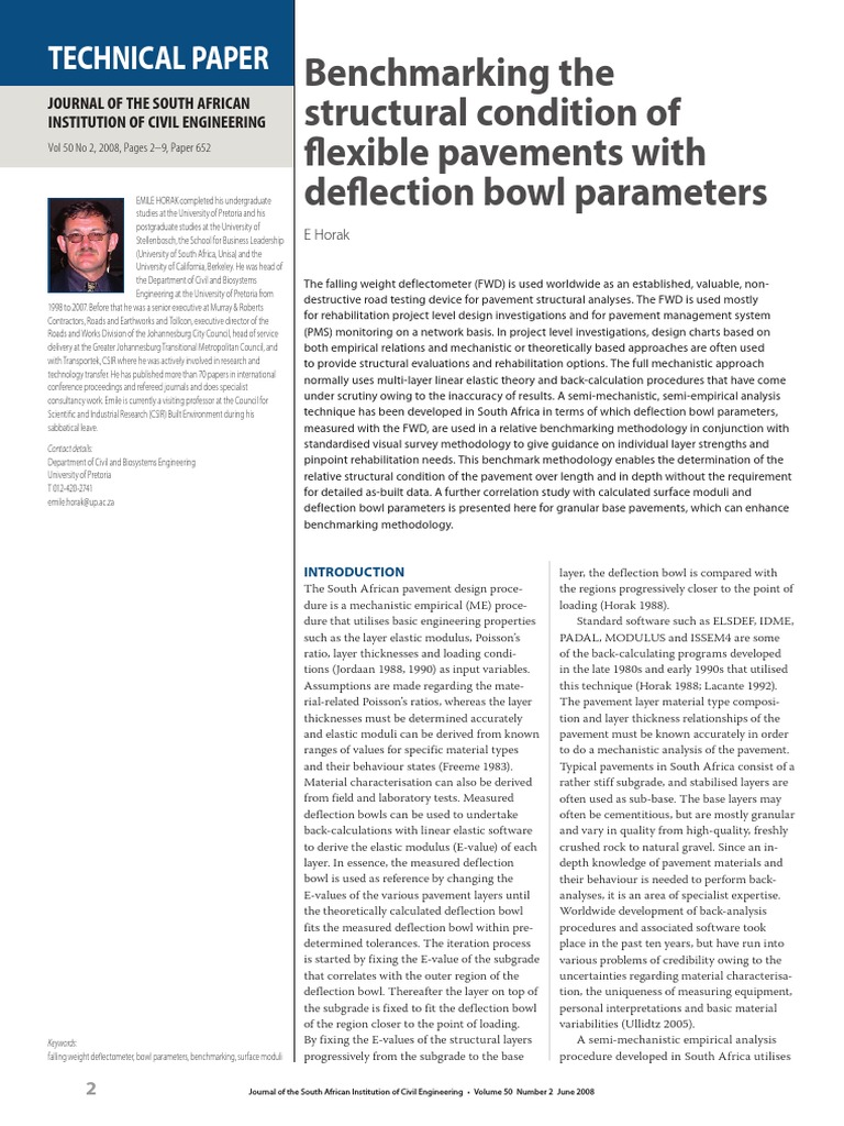 Benchmarking The Structural Condition of Flexible Pavements With ...