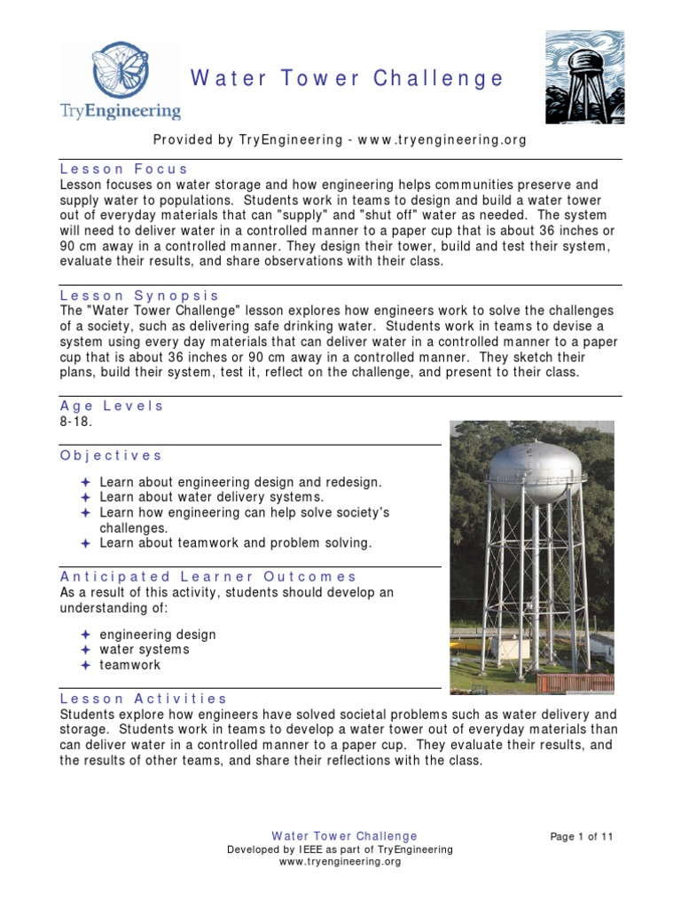Watertower | PDF