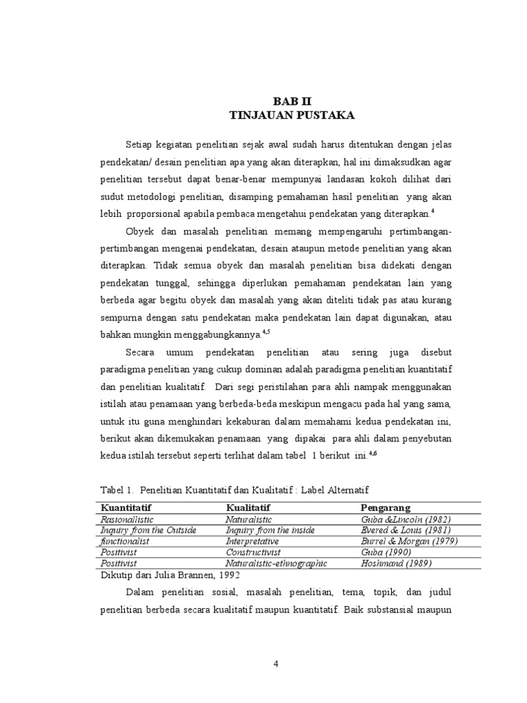 BAB II. Penelitian Kualitatif | PDF