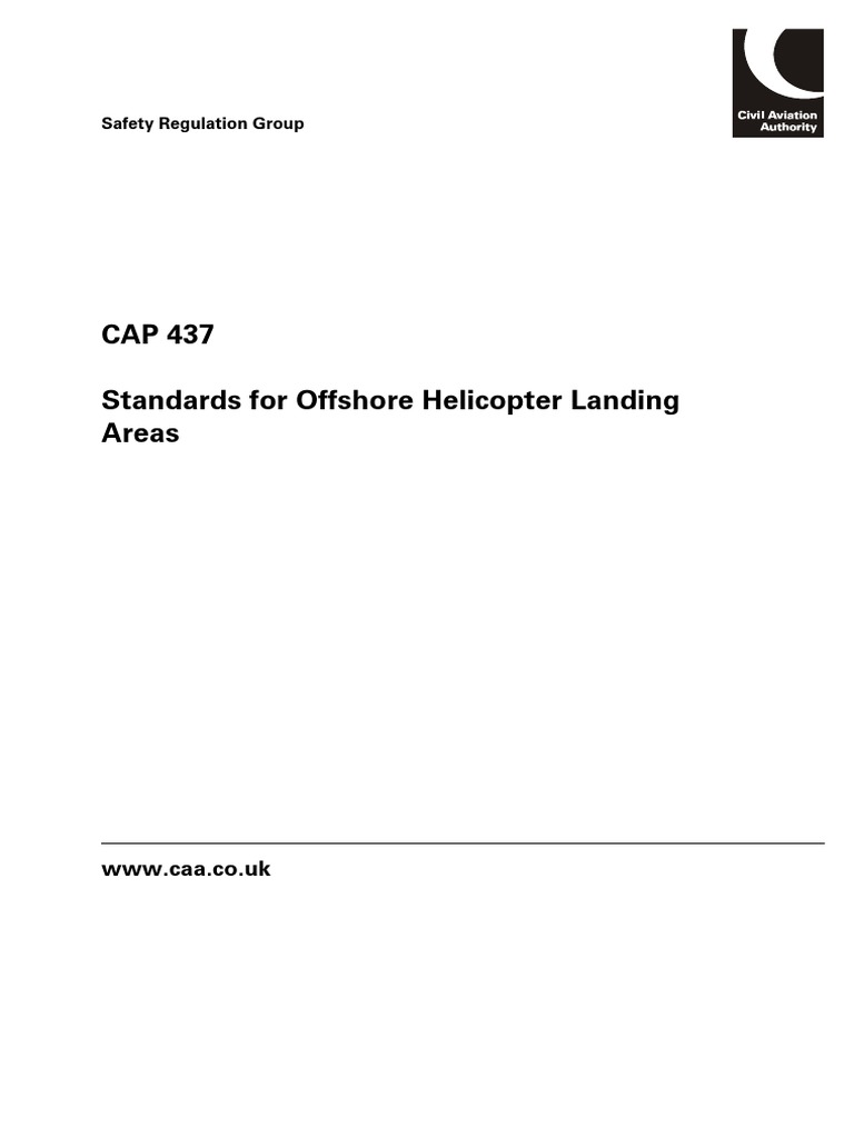 CAP437 | PDF | Safety | Aviation
