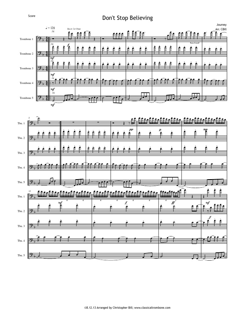Journey - Dont Stop Believin | PDF