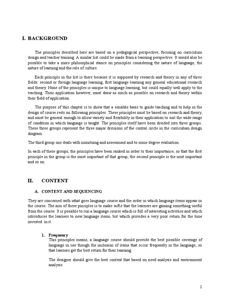 Principles Course Design | PDF | Motivation | Motivational