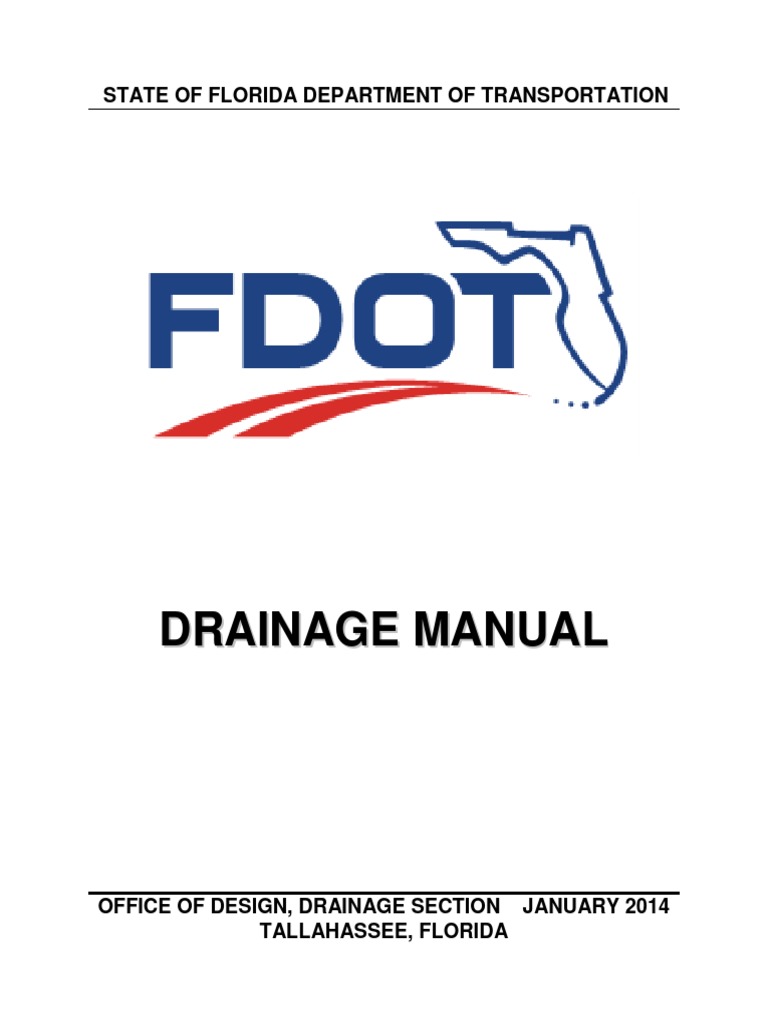 FDOT Drainage Manual | PDF | Storm Drain | Flood