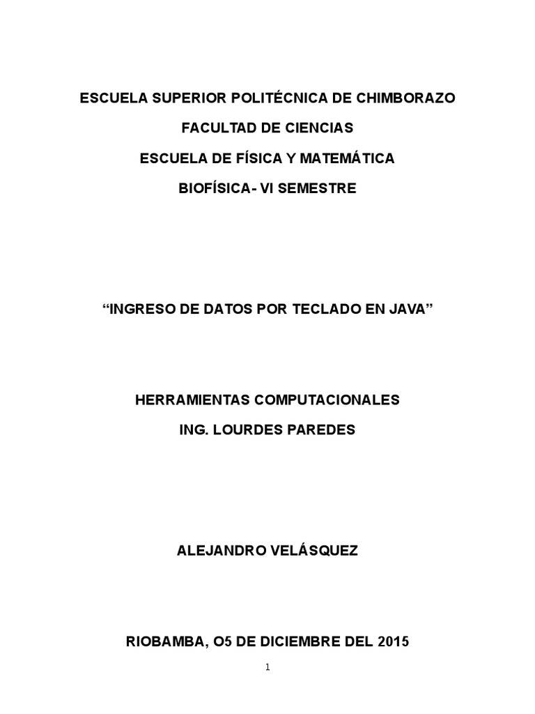 Ingreso de Datos Por Teclado Con La Clase Scanner en Java | PDF | Java ... Ingreso de Datos Por Teclado Con La Clase Scanner en Java | PDF | Java ...