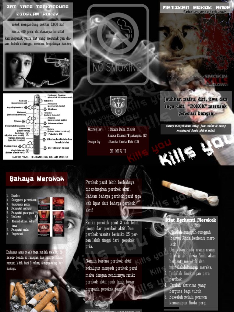 Leaflet Bahaya Rokok | PDF