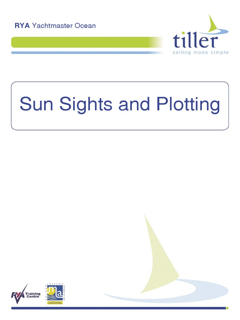 Sun Sights and Plotting | PDF | Longitude | Latitude