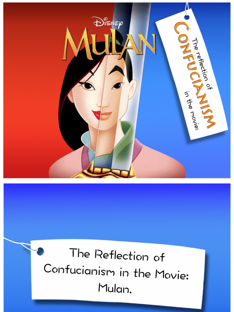 The Reflection of Confucianism in The Movie: MULAN | PDF | Analects ...