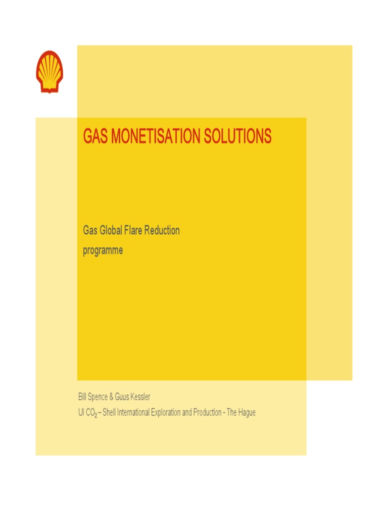 4 Stranded Gas Monetisation Presented by Shell | PDF | Gas To Liquids ...