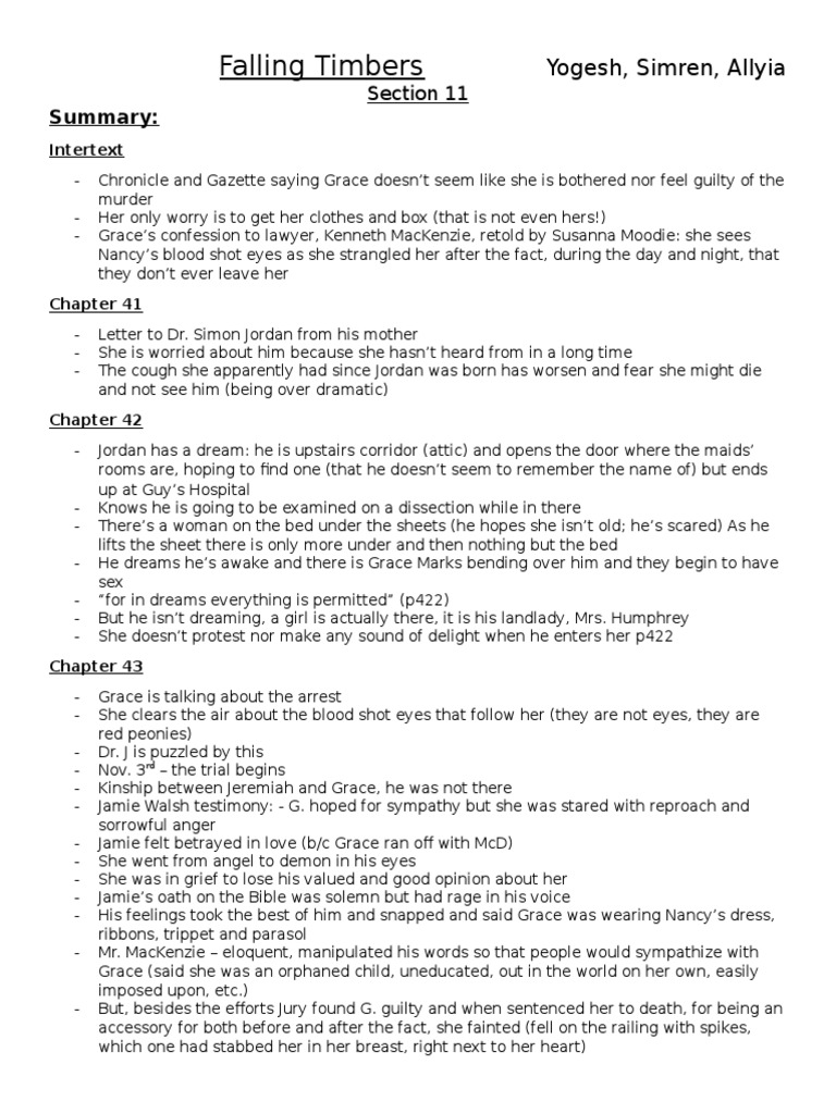 Falling Timbers Handout | PDF | Dream | Science