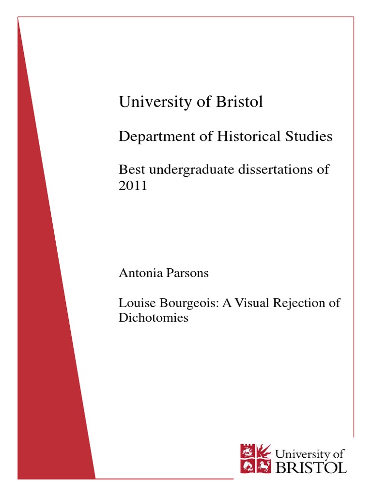 University of Bristol: Department of Historical Studies | PDF | Oedipus Complex | Thesis