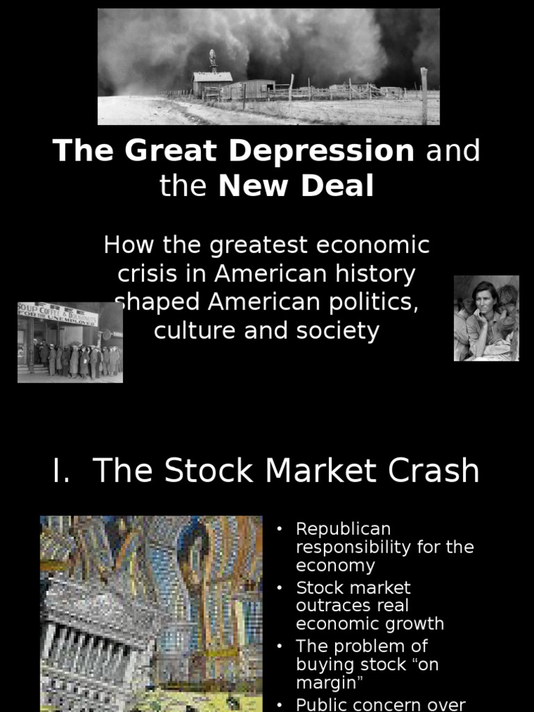 The Great Depression and New Deal | Download Free PDF | Great ...