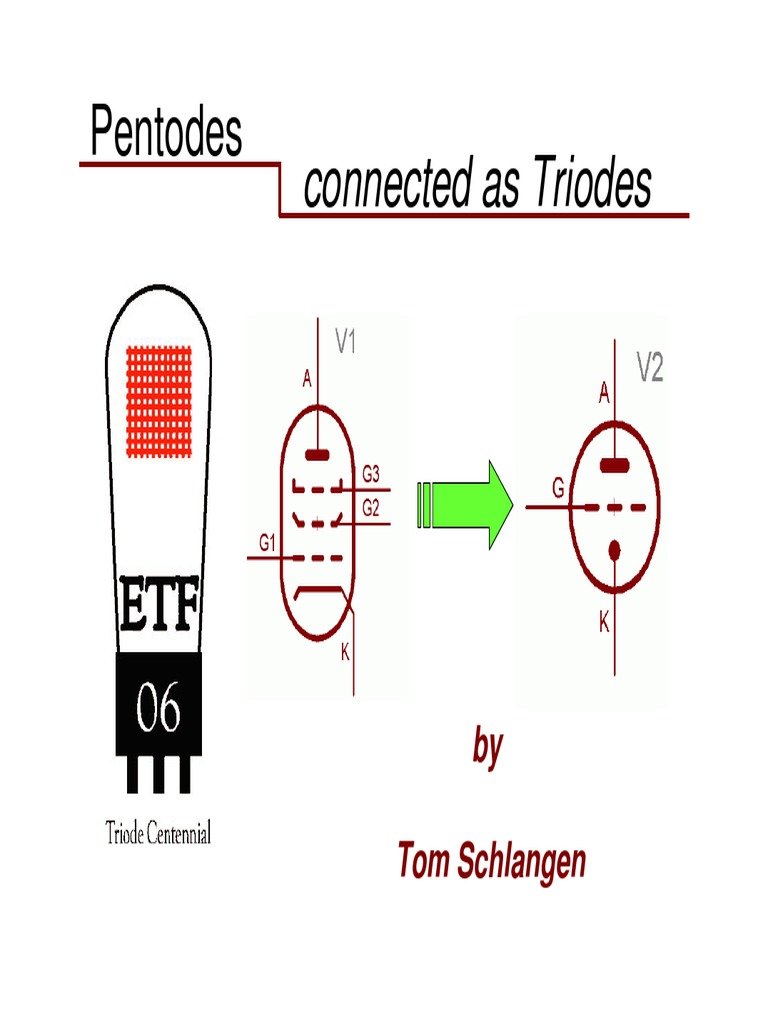 Pentode Straped Triode | PDF | Vacuum Tube | Electric Power