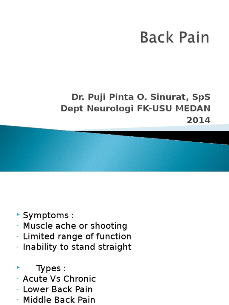 Back Pain | PDF | Back Pain | Musculoskeletal System