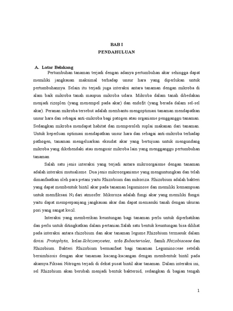 Pengamatan Bintil Akar Tanaman Legum | PDF | Sains & Matematika