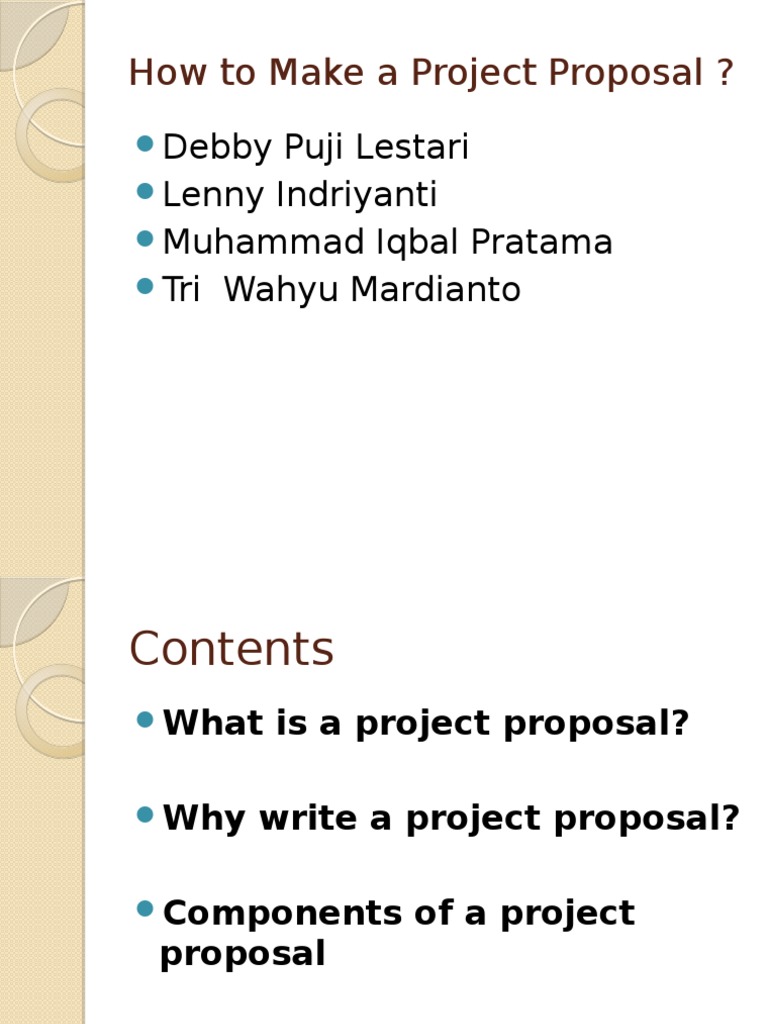How To Write A Project Proposal | PDF | Evaluation | Learning