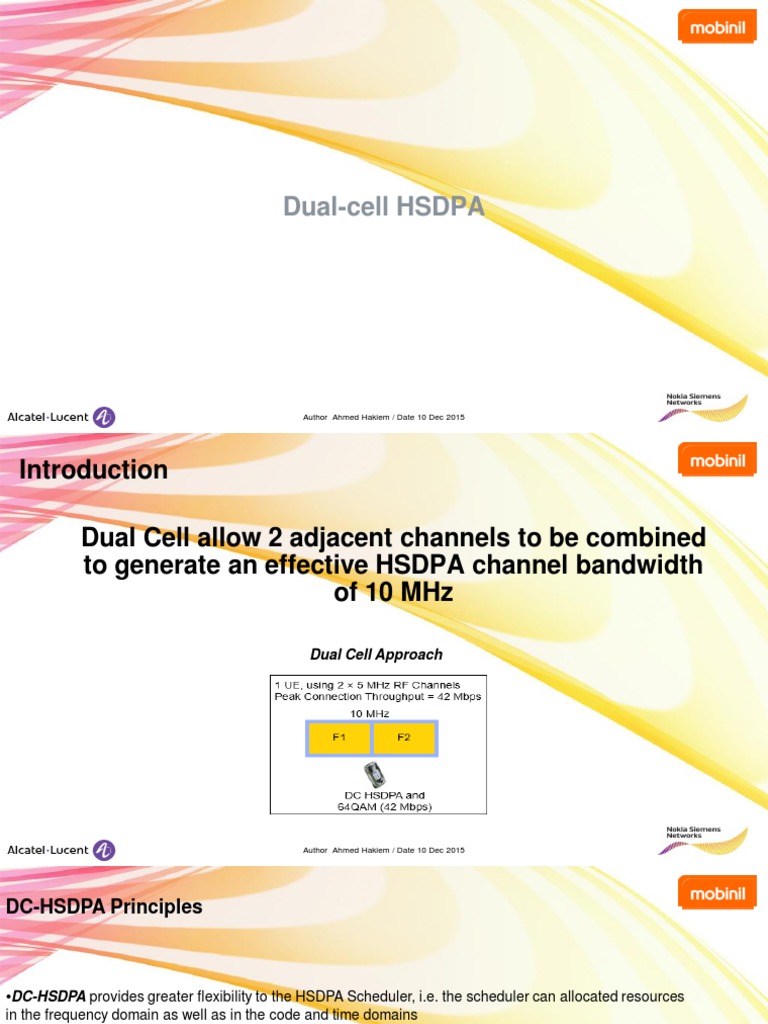 DUAL CELL Activation | PDF | High Speed Packet Access | Physical Layer ...