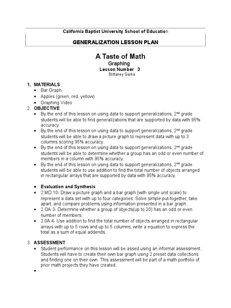 The Right Demonstration Of What Is Generalization In Lesson Plan