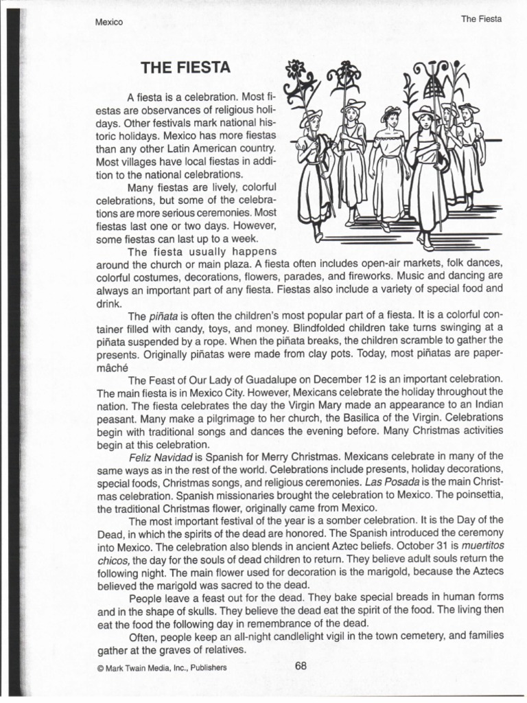 The Fiesta PDF | PDF | Festival | Traditions