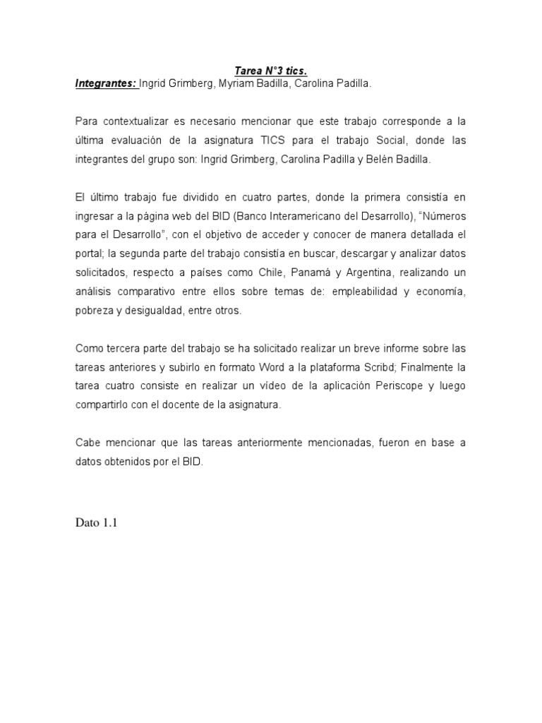 Tarea 3 Tics | PDF | Negocios | Informática