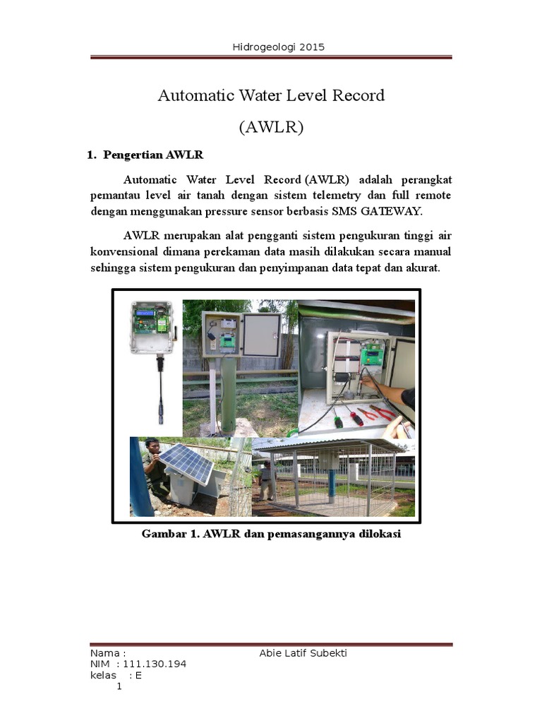 AWLR | PDF