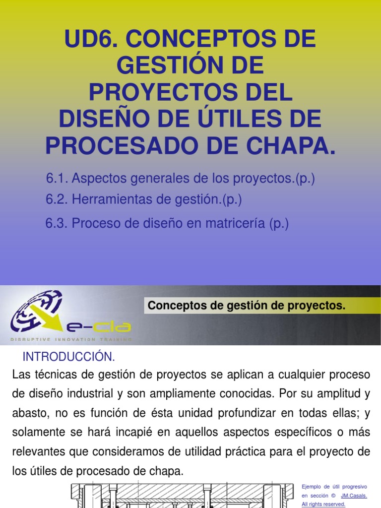 Presentacio UD6 (CC) | PDF | Gestión de proyectos | Diseño
