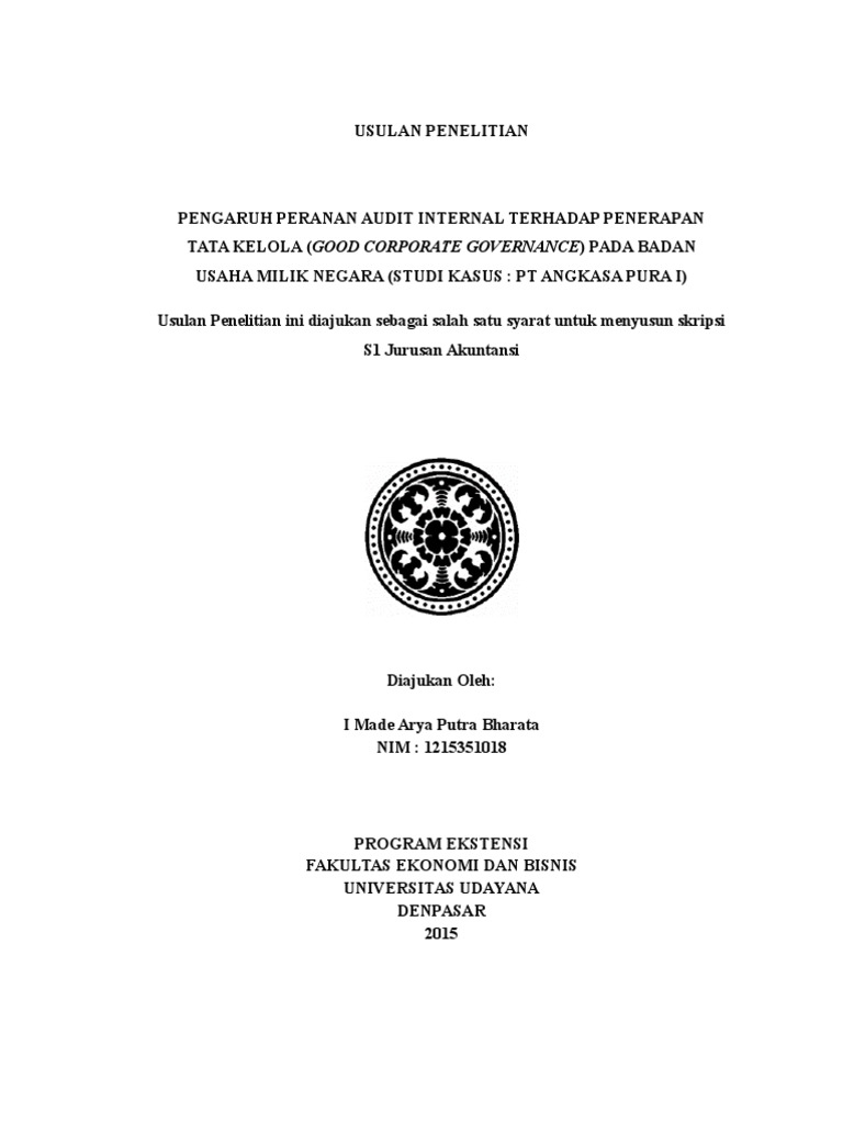 Usulan Penelitian | PDF