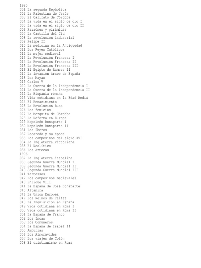 Cuadernos de Historia 16 | PDF