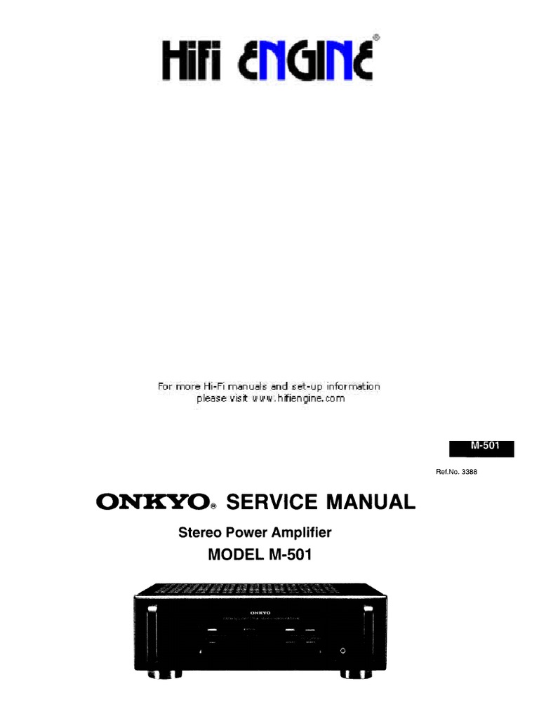 ONKYO m-501 | PDF