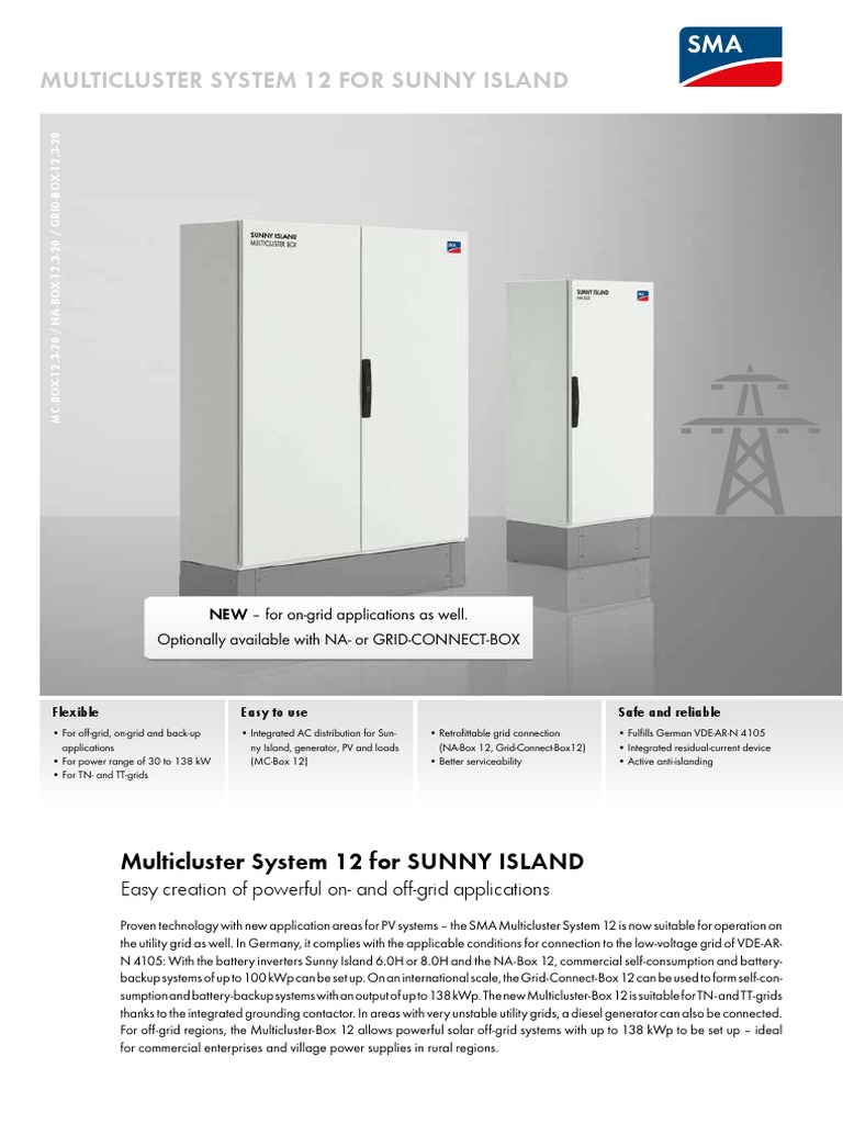 SMA MULTICLUSTERSYSTEM-12 | Fuse (Electrical) | Alternating Current