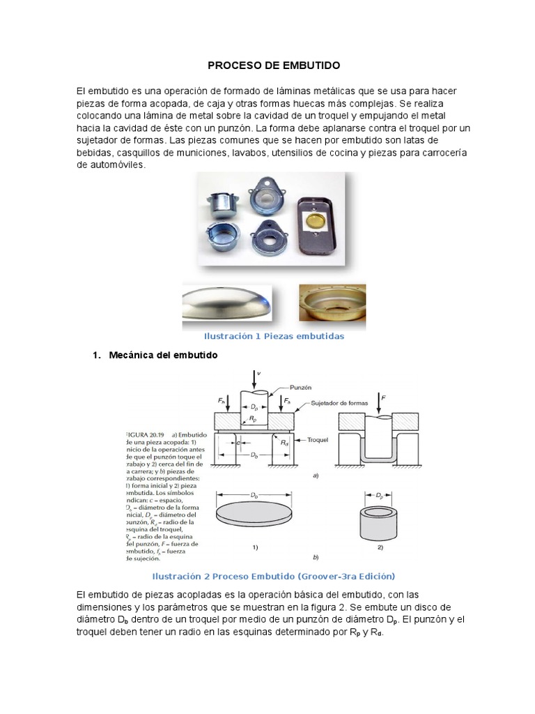 Proceso de Embutido v4 | Materiales | Química