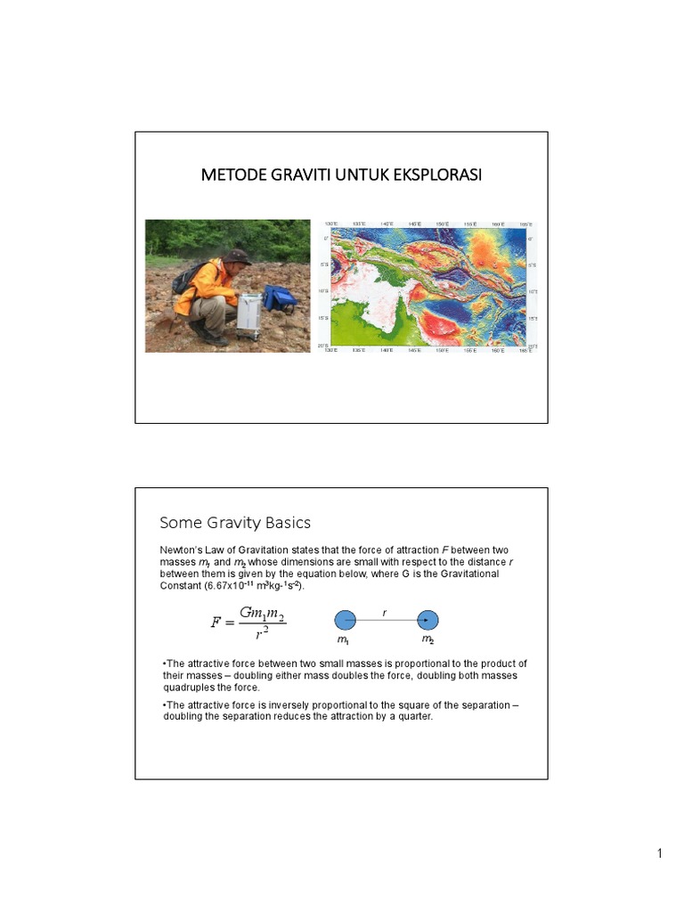 Gravity Exploration Methods Explained | PDF | Tide | Gravity