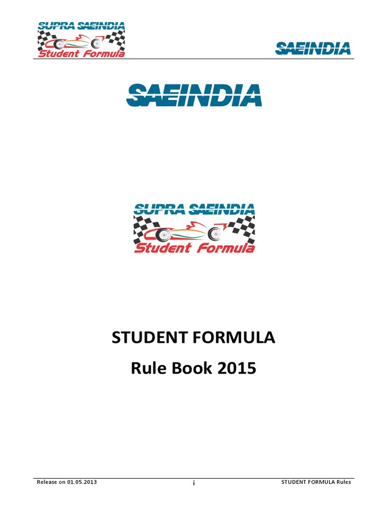INDIA Supra Rule Book 2015 | PDF | Tire | Strength Of Materials