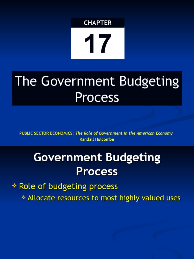 Analyzing the Federal Budgeting Process in the United States: A Look at ...