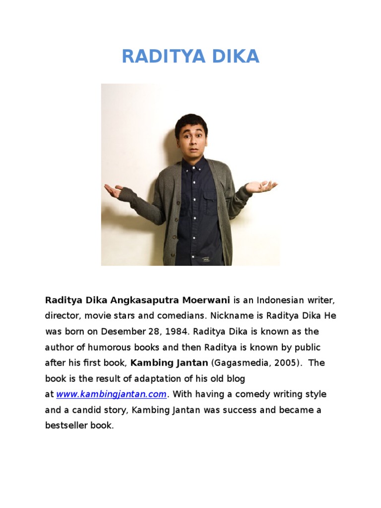 Geografi Raditya Dika | PDF