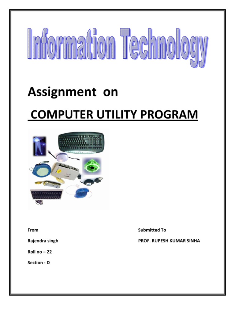 Computer Utility Program | Download Free PDF | Computer Virus ...