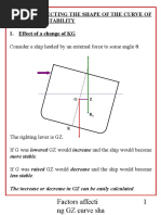 Shear Force and Bending Moment in Ships | PDF | Buoyancy | Bending