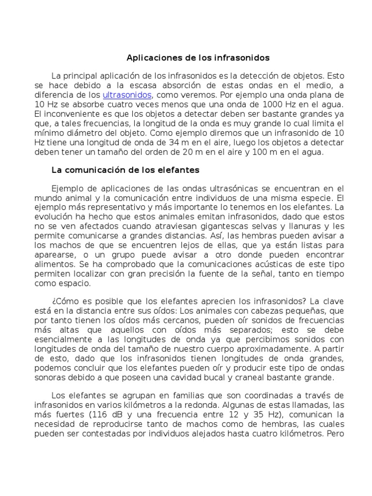 Detección objetos infrasonido | PDF | Fenomeno fisico | Oscilación
