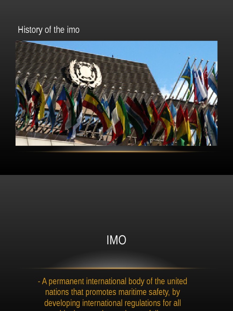 IMO Presentation | PDF | Ratification | Treaty
