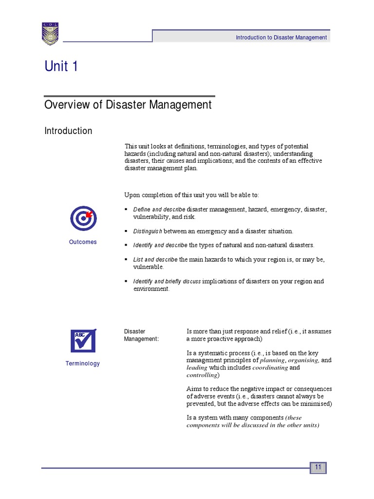 Disaster Management Notes | PDF | Emergency Management | Tropical Cyclones