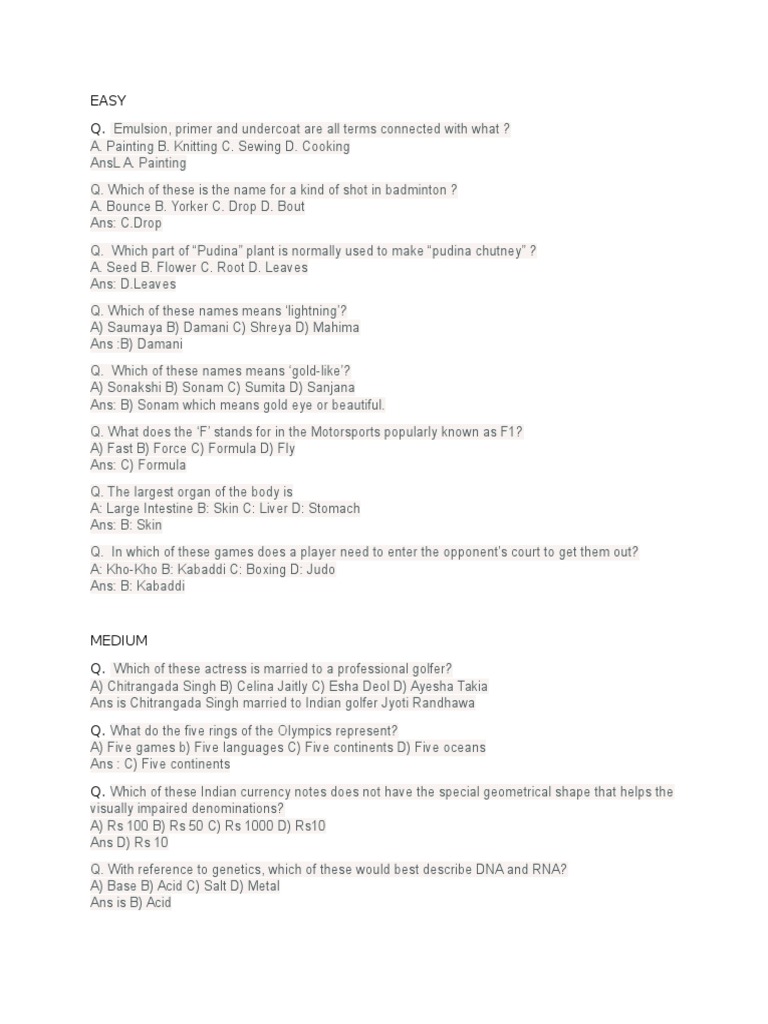 KBC Questions | Download Free PDF | Religion And Belief | Jainism