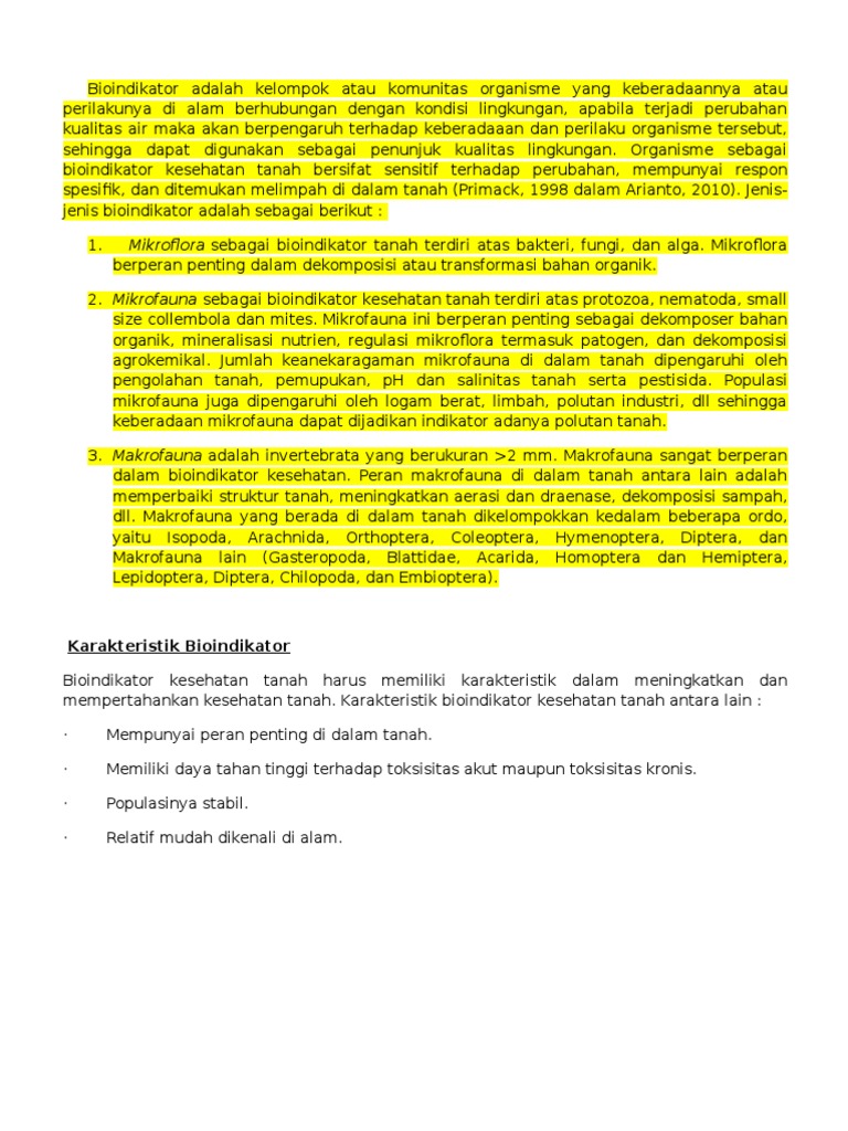 Bioindikator | PDF