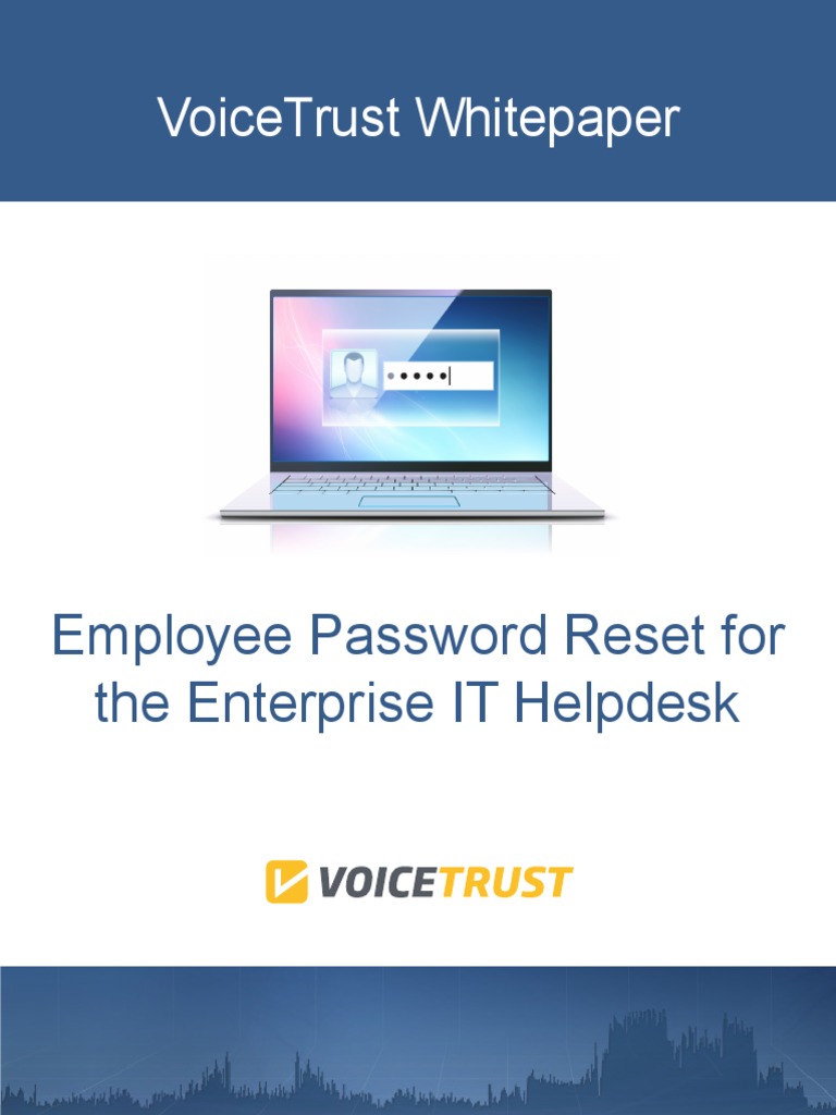 Employee Password Reset For The Enterprise IT Helpdesk | PDF | Password ...