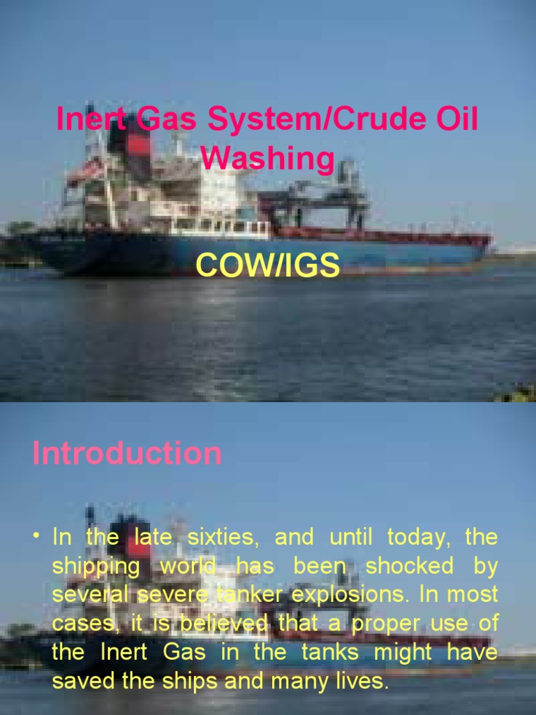 Inert Gas System | Hydrocarbons | Oil Tanker