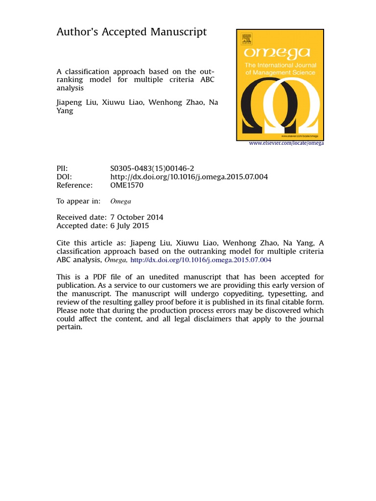 Klasifikasi ABC Pada Persediaan | Download Free PDF | Cluster Analysis ...