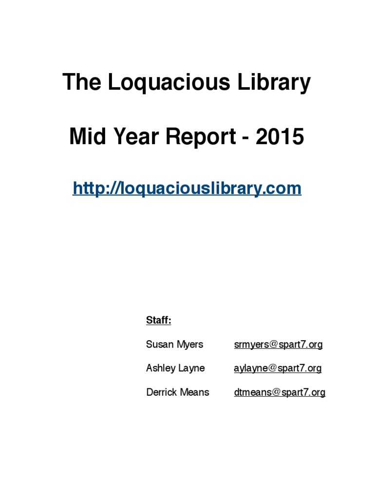 2015 Mid Year Report | PDF | E Books | Computing And Information Technology