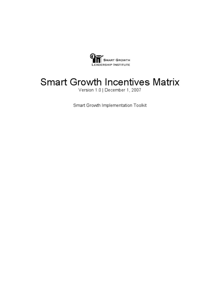 Incentives Matrix v1 | PDF | Employment | Taxes